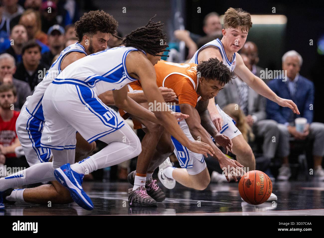November 4, 2025: Texas Longhorns guard Dailyn Swain (3) and Duke Blue ...