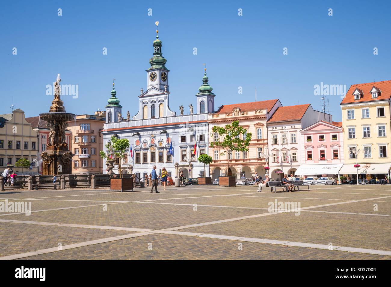 Přemysl Otakar II., the central square in České Budějovice, is named ...
