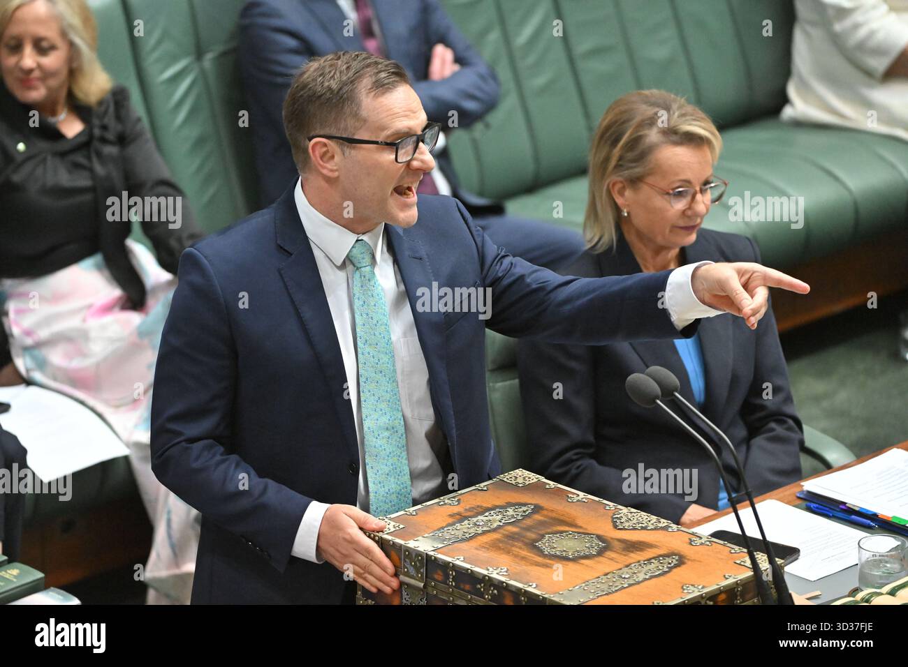 Shadow Minister for Industry Alex Hawke during Question Time in the ...