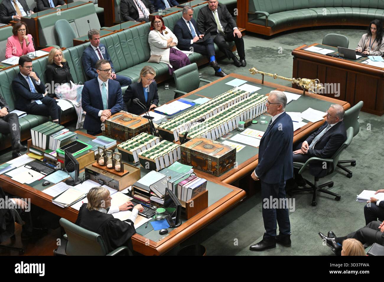 Shadow Minister for Industry Alex Hawke, Leader of the Opposition ...