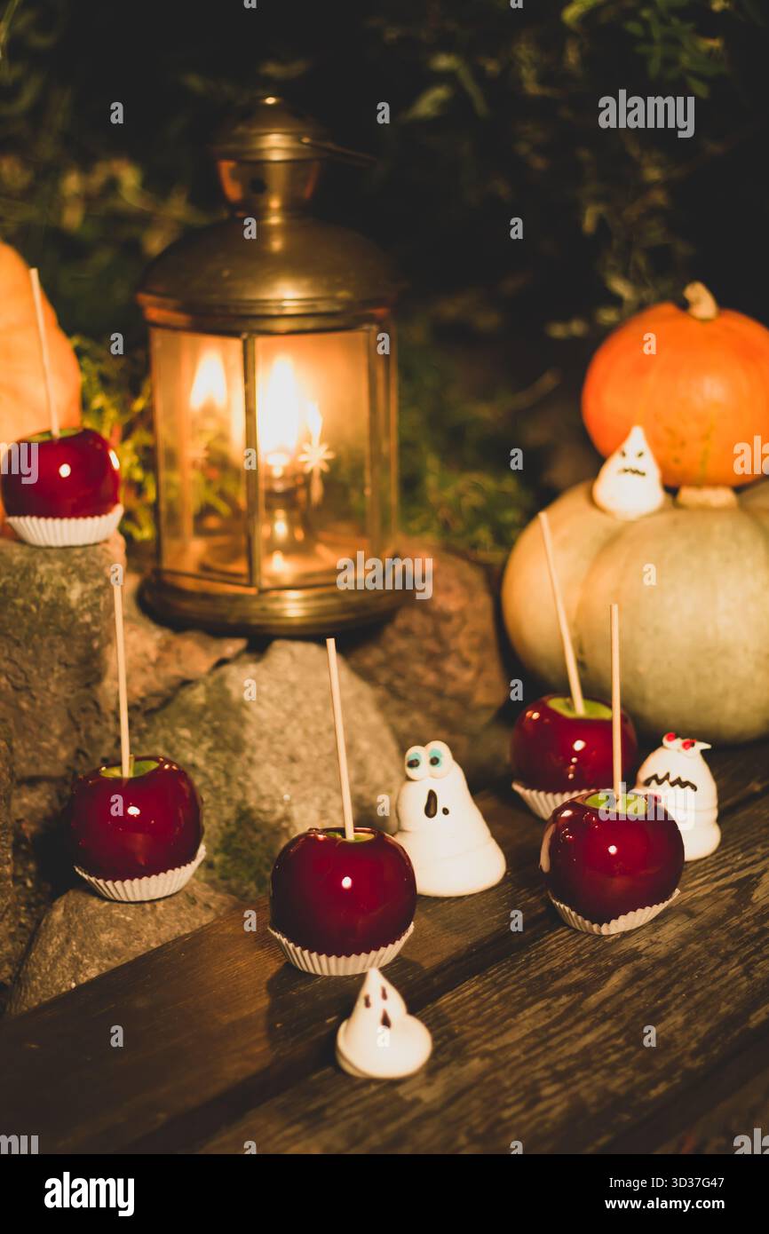 Spooky halloween scene red lighting hi-res stock photography and images ...