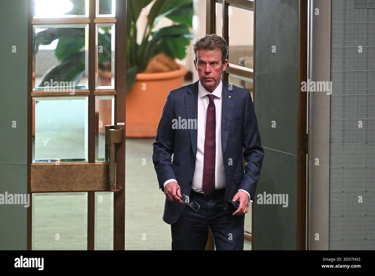 Shadow Energy Minister Dan Tehan arrives during Question Time in the ...