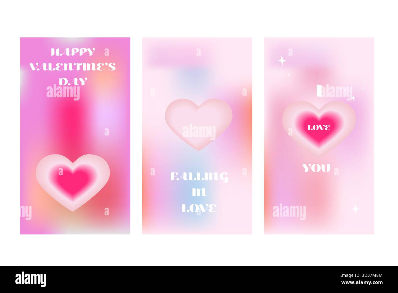 Y2k holographic gradient background Cut Out Stock Images & Pictures - Alamy