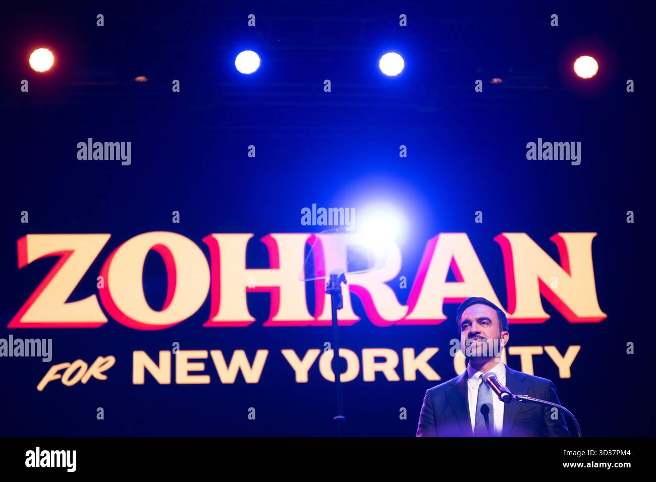 Assemblymen Zorhan Mandami waves to supporters alongside his wife, Rama ...