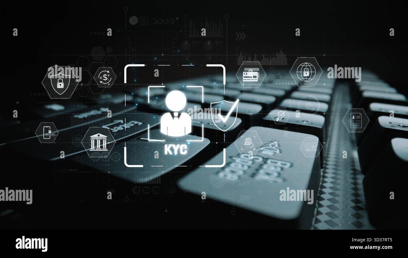 Digital KYC verification with biometric scan, ID authentication, and ...