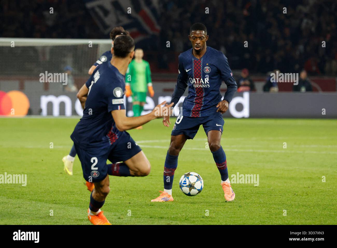 PSG’s Ousmane Dembele during the 2025-26 Champions League phase game ...