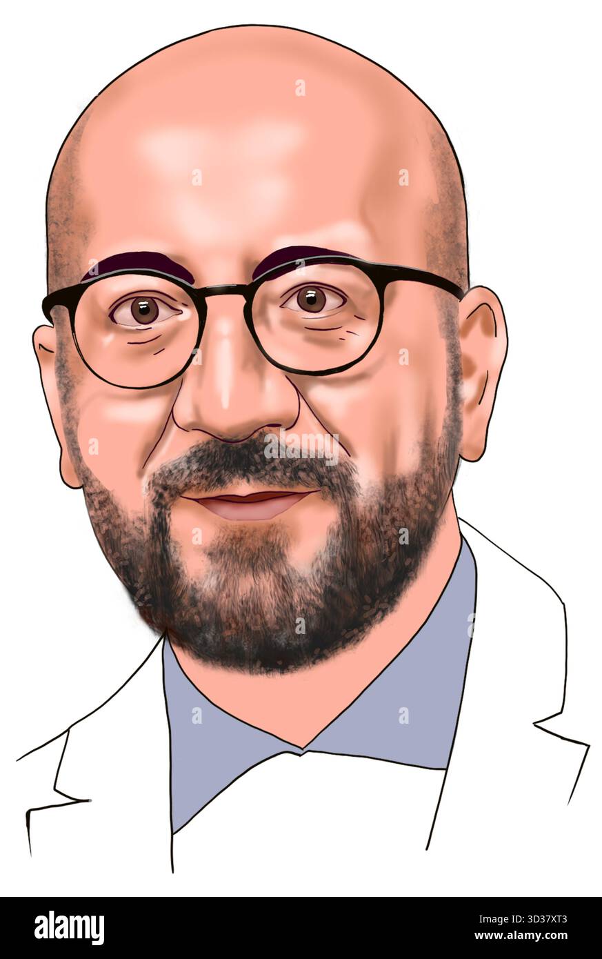 Portrait smile young business Stock Vector Images - Alamy