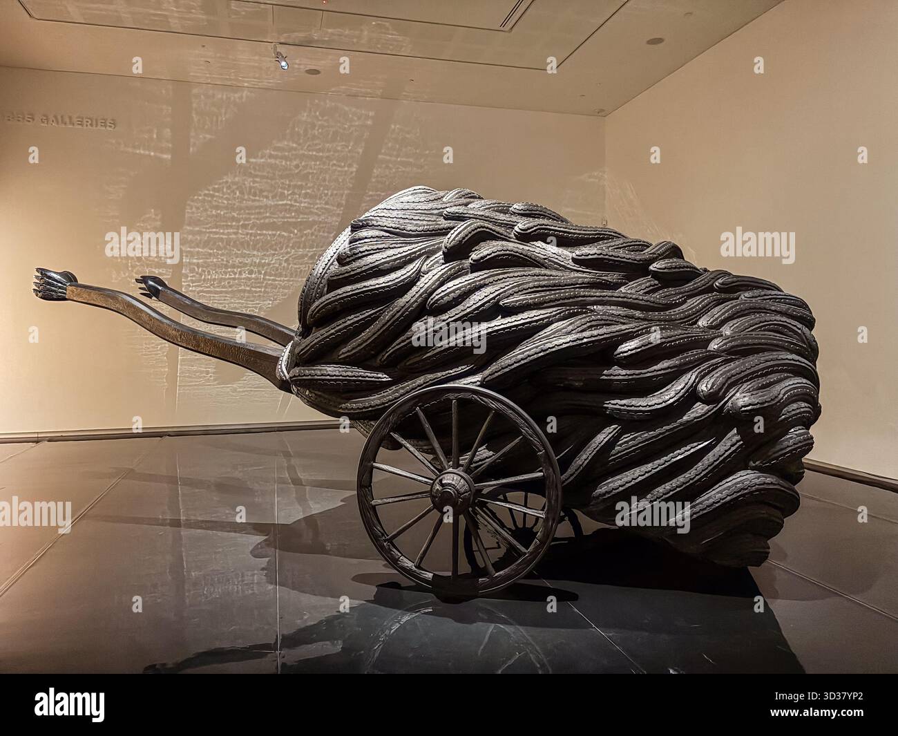 Wastelands art installation by Judy Darragh, a large sculpture made ...