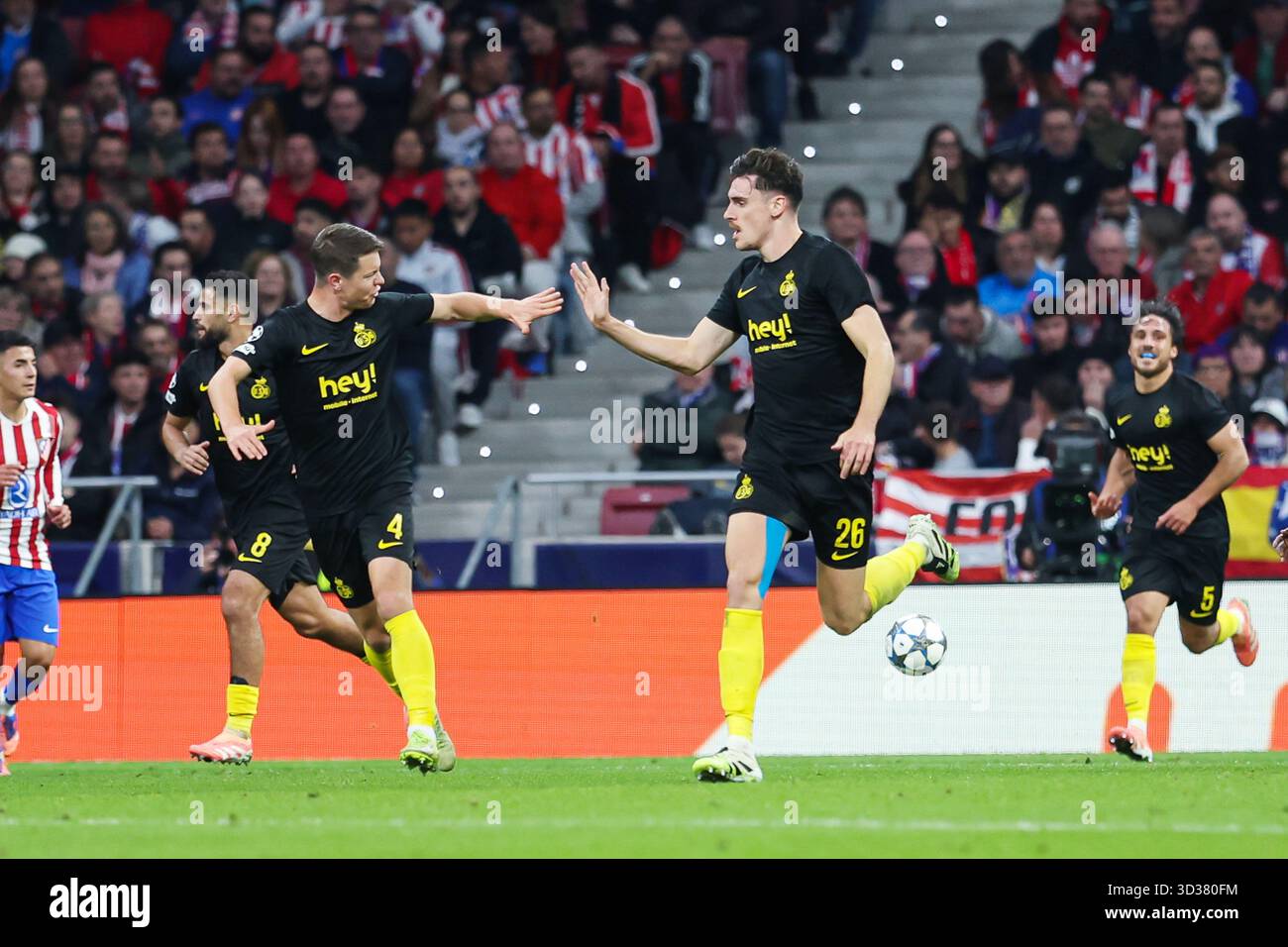 Ross Sykes of Union Saint-Gilloise celebrates a goal 2-1 during the ...