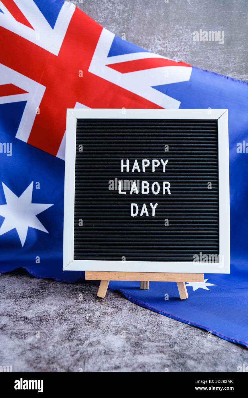 Australian flag message board text hi-res stock photography and images ...