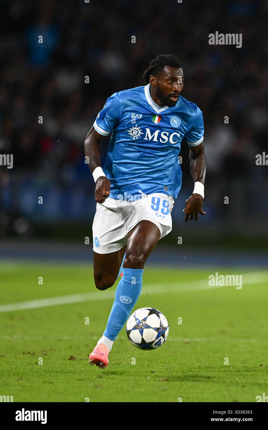 Naples, Italy 4Th Nov. 2025: Frank Zambo Anguissa of SSC Napoli in ...