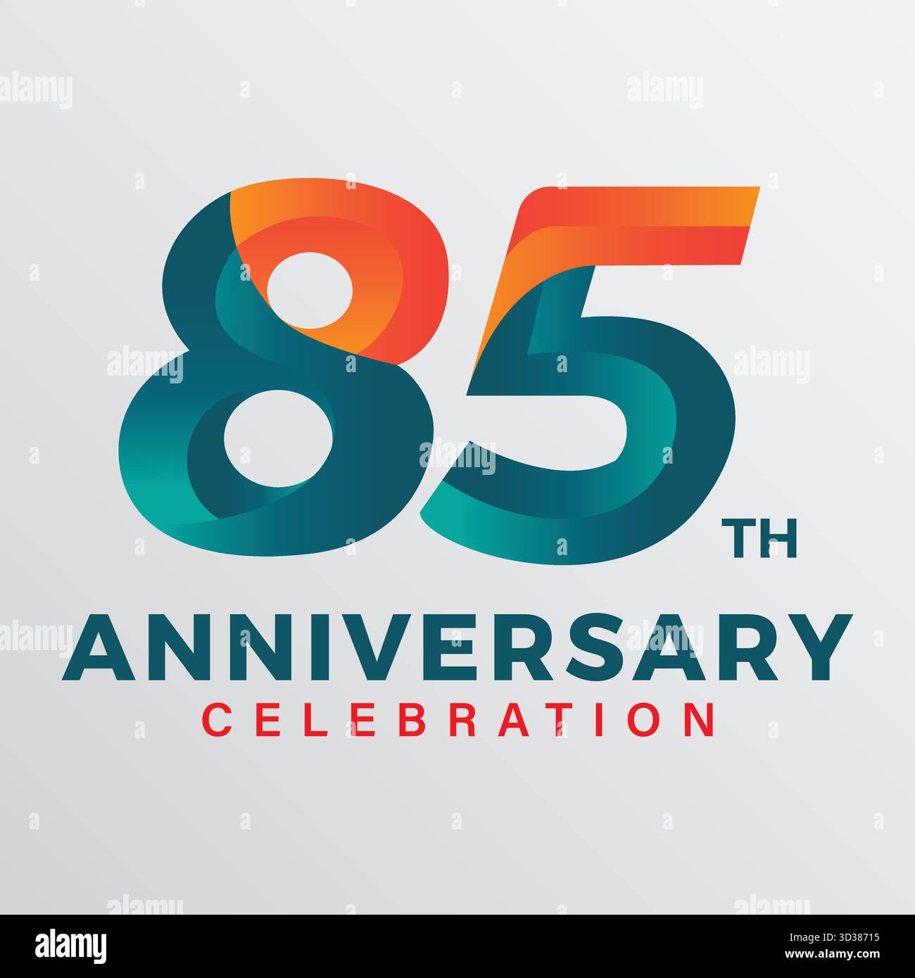 Celebrate 85 years Stock Vector Images - Alamy