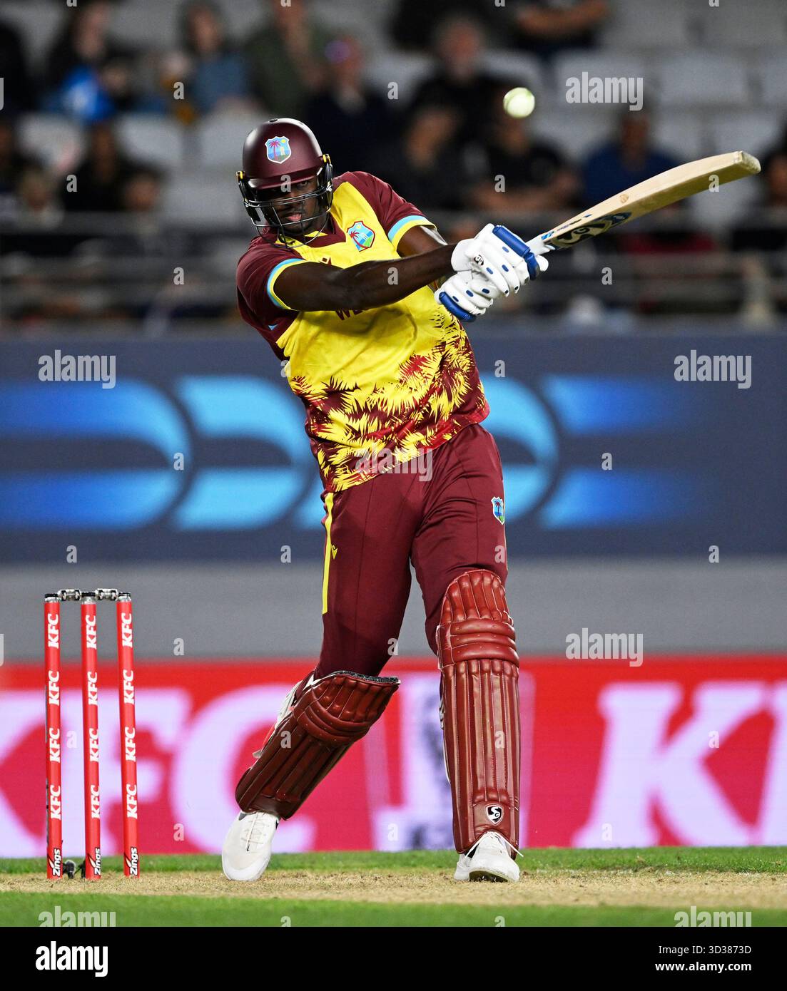West Indies' Jason Holder bats during the T20 cricket international ...