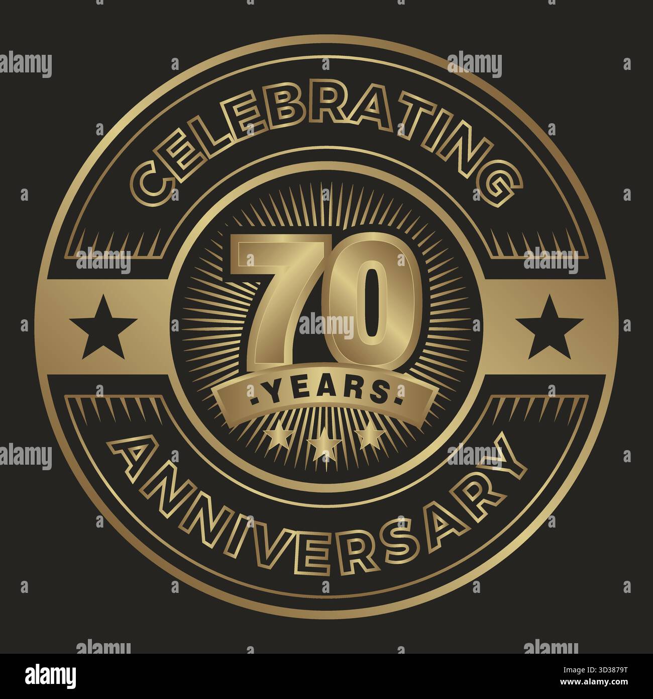 Years anniversary celebration logo design Stock Vector Images - Alamy