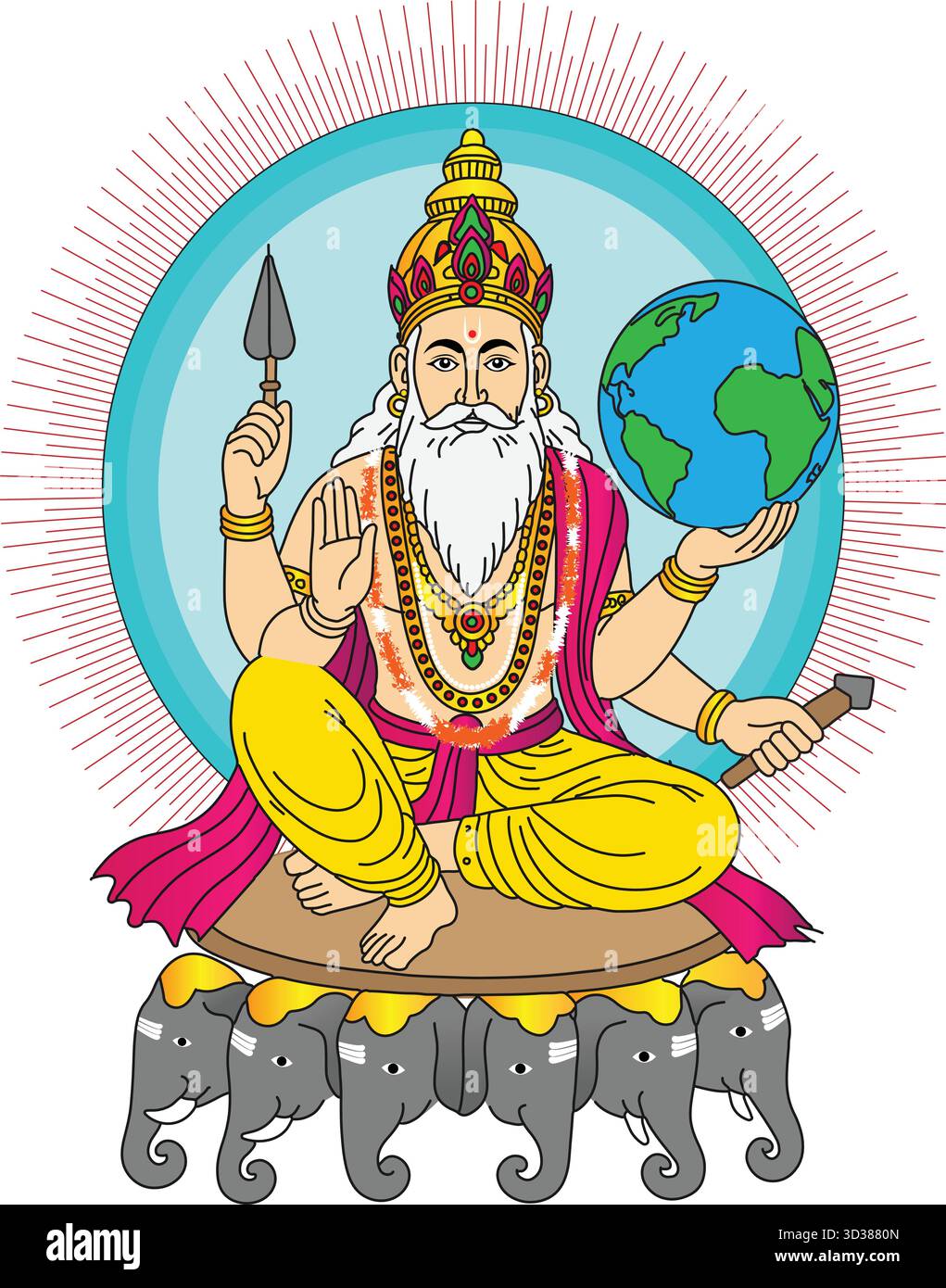 Our lord god Stock Vector Images - Alamy