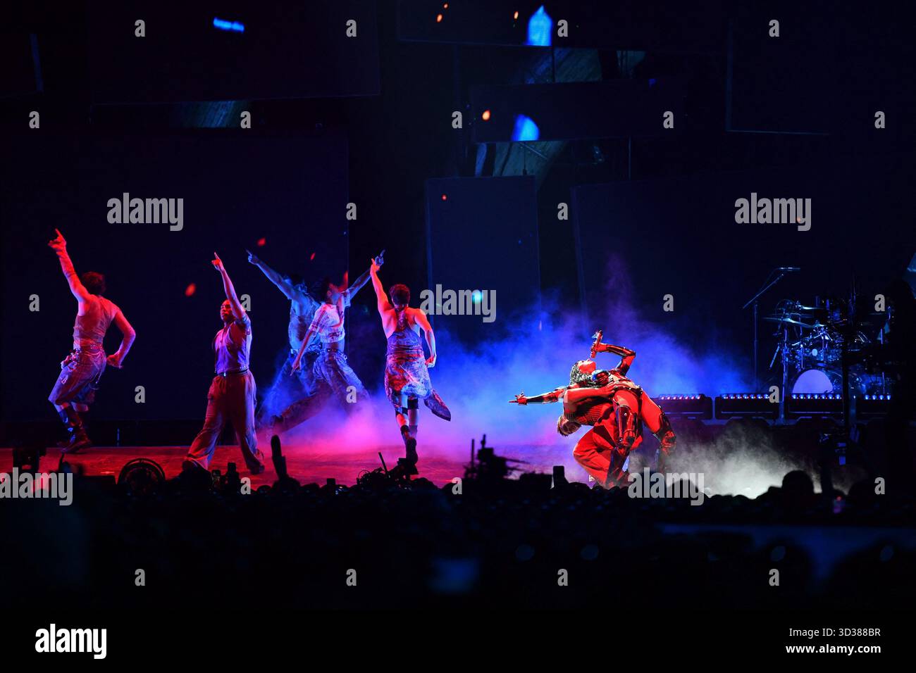 Katy Perry performs at the Accor Arena in Paris, France on November 4 ...