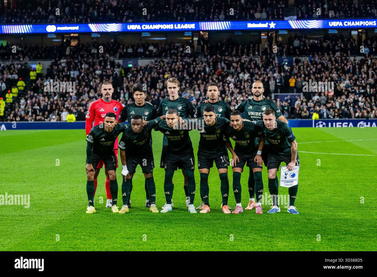 London, England. 04th, November 2025. The starting-11 of FC Copenhagen ...