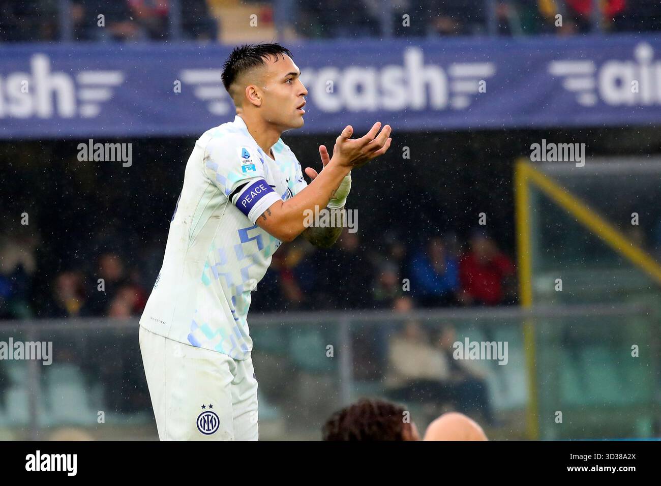 Inter Milan’s Lautaro Martinez during the Serie A soccer match between ...