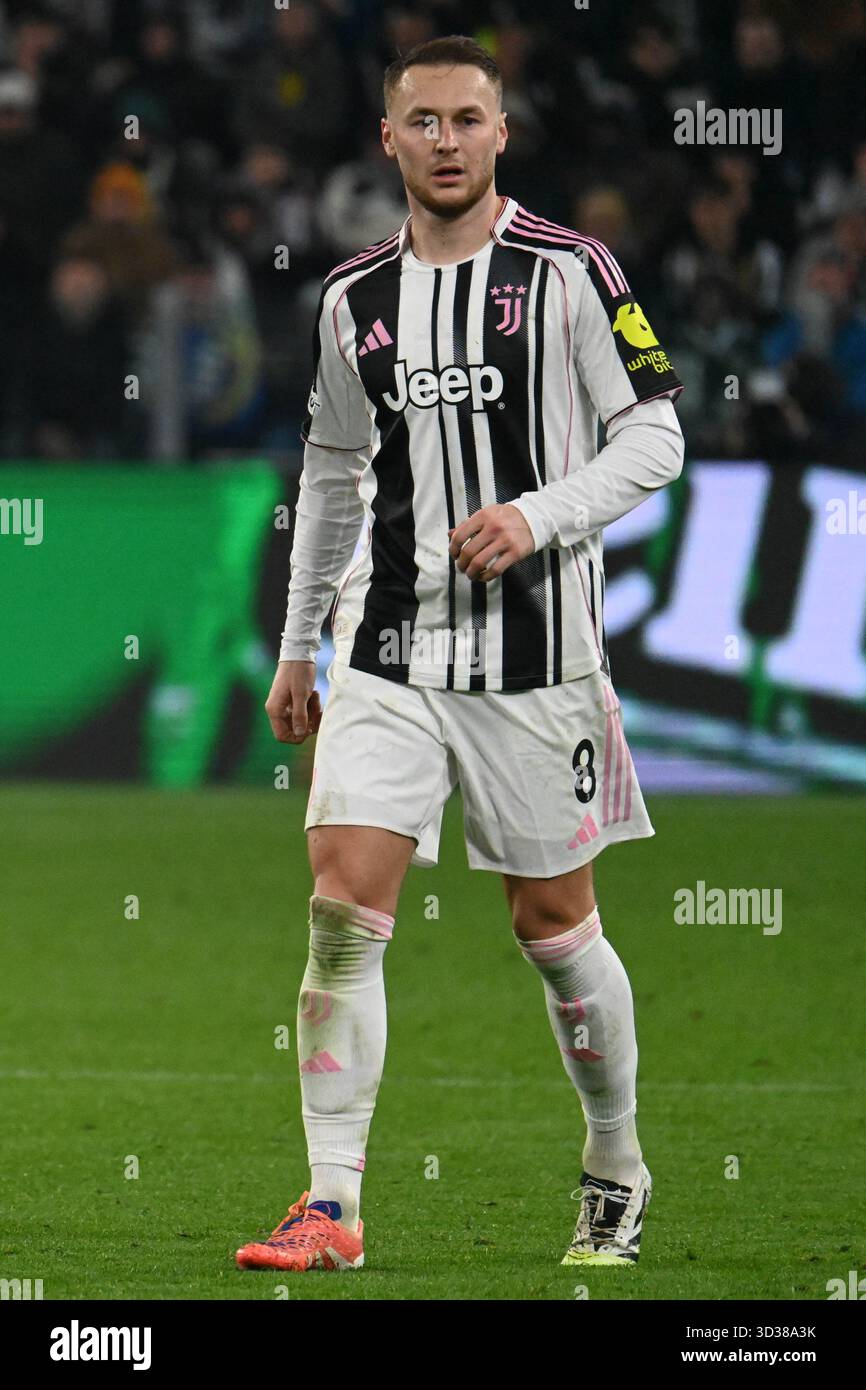 Teun Koopmeiners (Fc Juventus) in action during Juventus FC vs Sporting ...