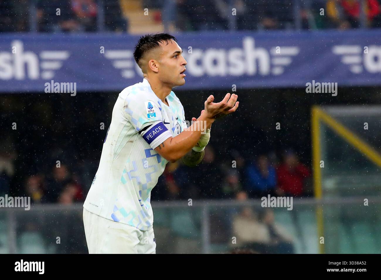 Inter Milan’s Lautaro Martinez during the Serie A soccer match between ...