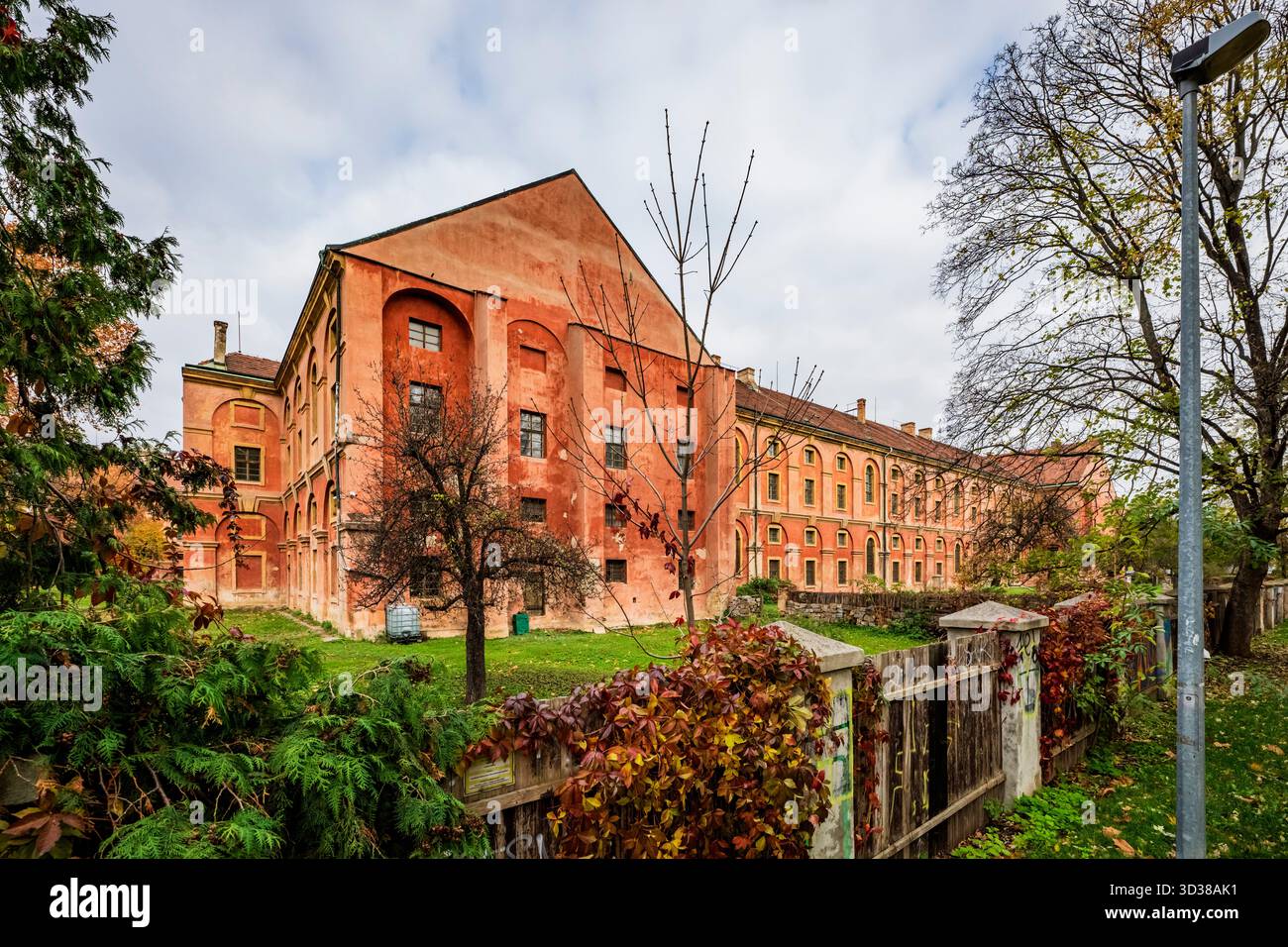 Baroque building of Invalidovna, built by Kilian Ignac Dientzenhofer ...