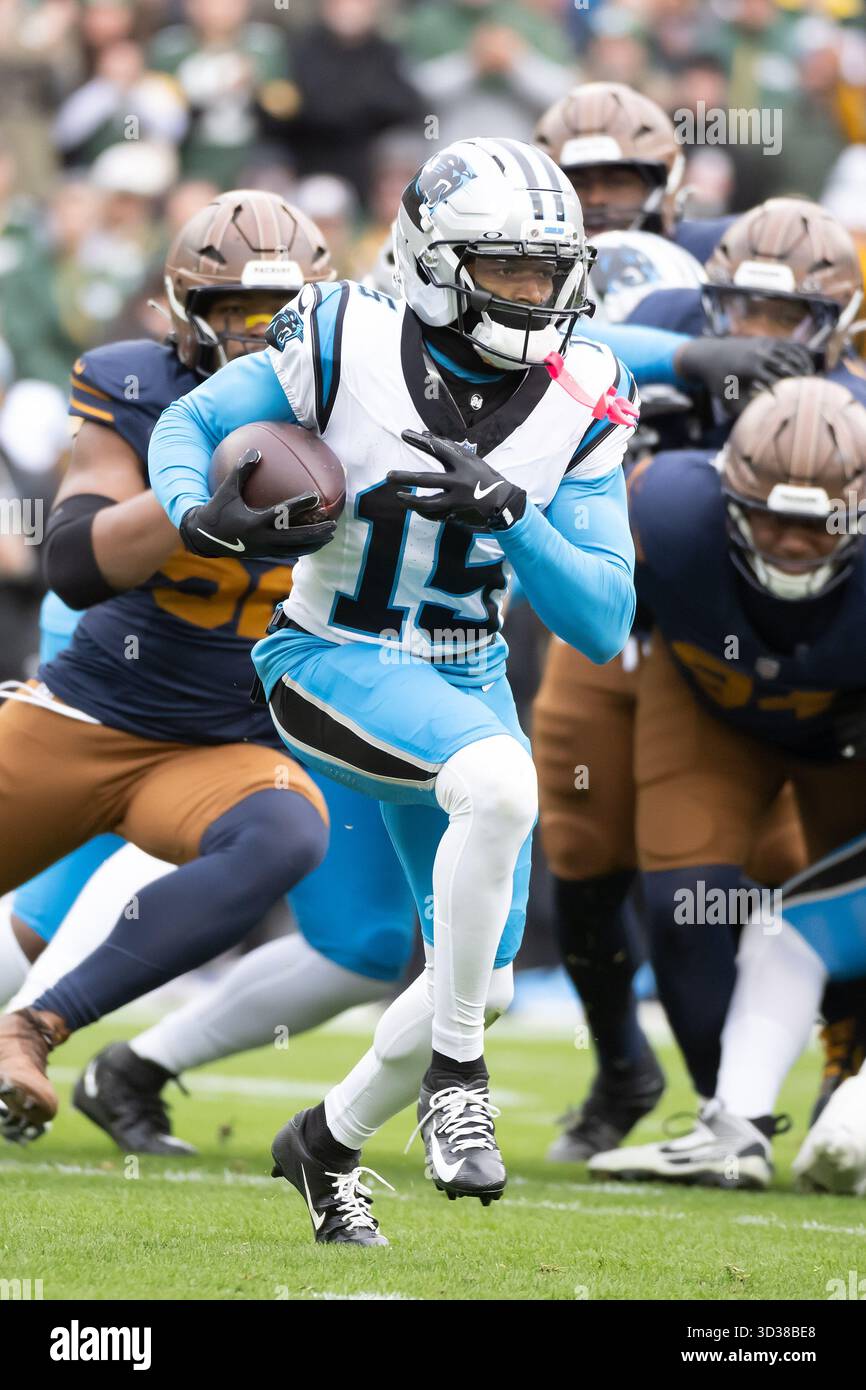 November 2, 2025: Carolina Panthers wide receiver Jimmy Horn Jr. (15 ...