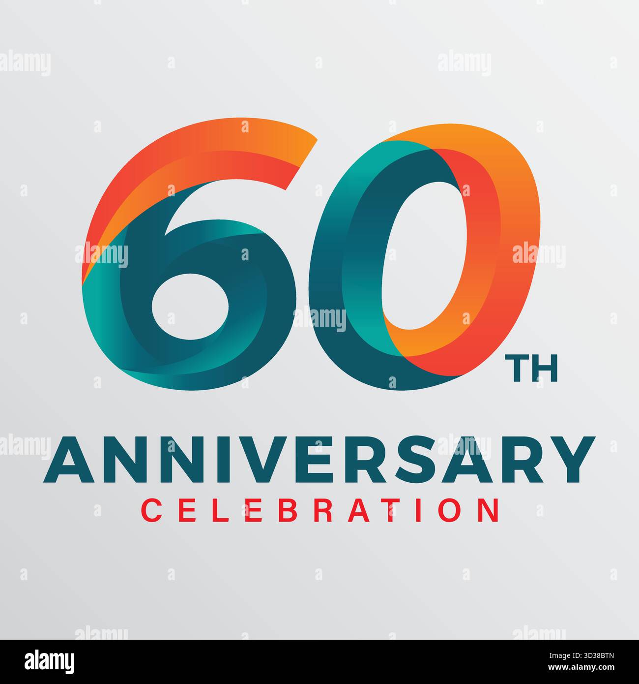 60 years anniversary banner Stock Vector Images - Alamy