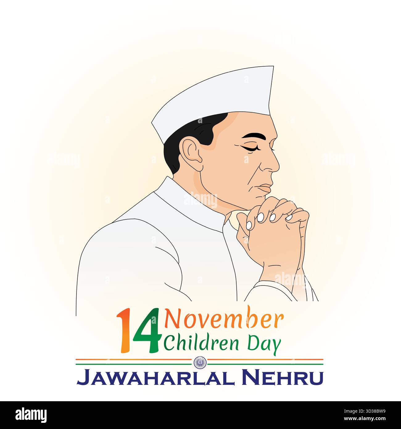 Nehru drawing hi-res stock photography and images - Alamy