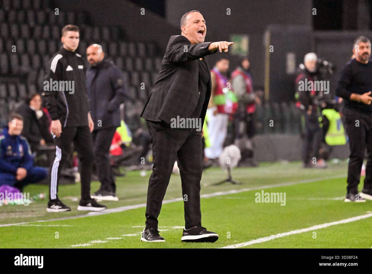Israel's Head Coach Ran Ben Shimon gestures during FIFA World CUP 2026 ...