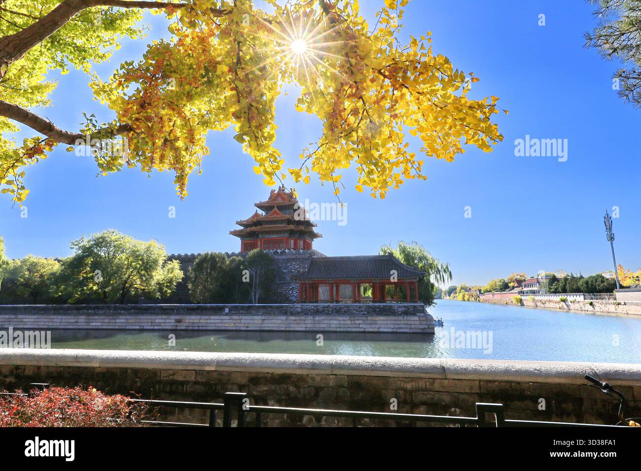 Autumn scenery at the Palace Museum in Beijing, China, 2 November Stock ...
