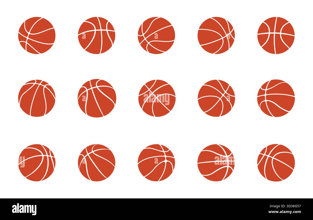 Basketball balls illustration, Basketball ball icon, Collection of ...