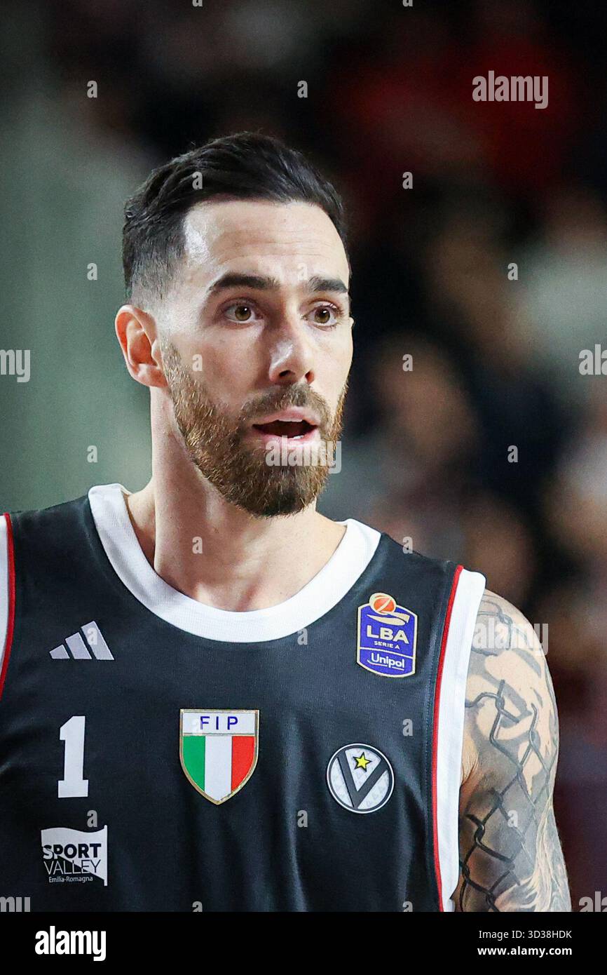 LUCA VILDOZA during Openjobmetis Varese vs Virtus Olidata Bologna, Italian Basketball Serie A ...