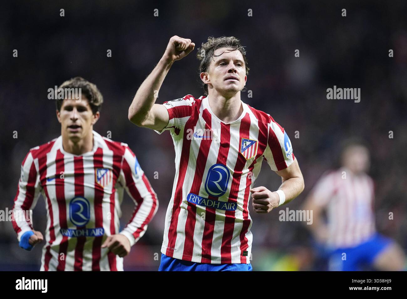 Conor Gallagher of Atletico de Madrid celebrates a goal 2-0 during the ...