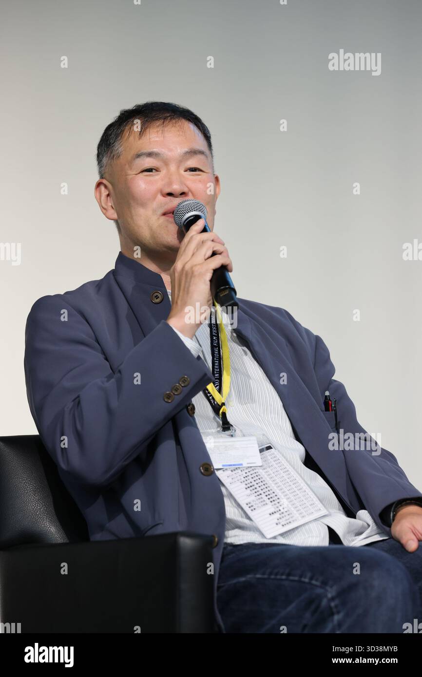 Fumihito Tanaka, November 4, 2025 - The 38th Tokyo International Film Festival. Press conference ...