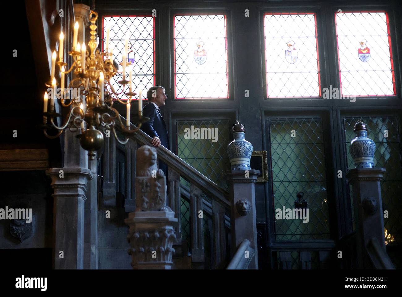 French President Emmanuel Macron visits the newly renovated Pierre Loti ...