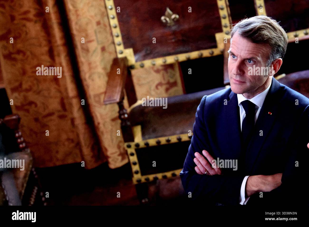 French President Emmanuel Macron visits the newly renovated Pierre Loti ...