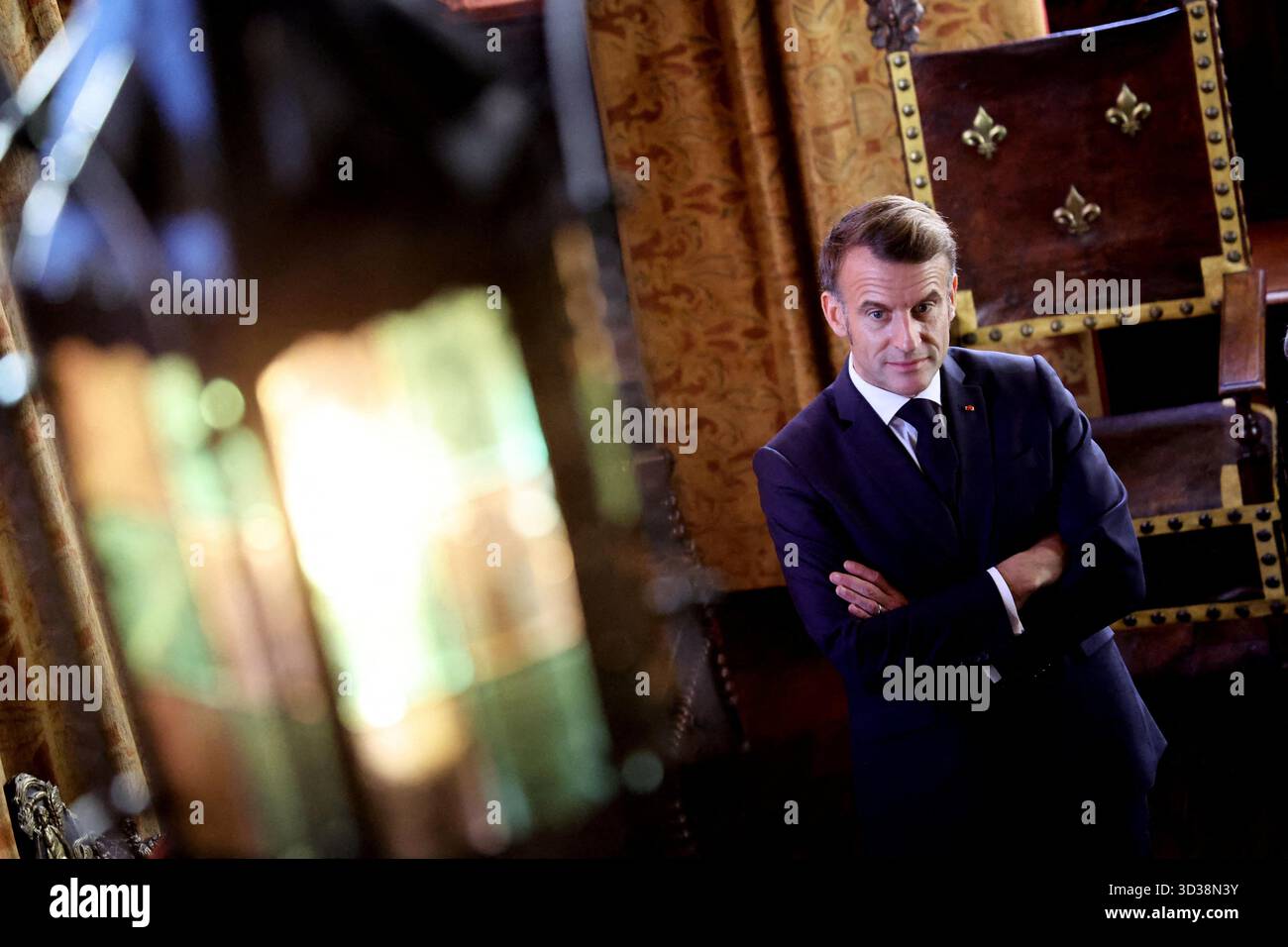 French President Emmanuel Macron visits the newly renovated Pierre Loti ...