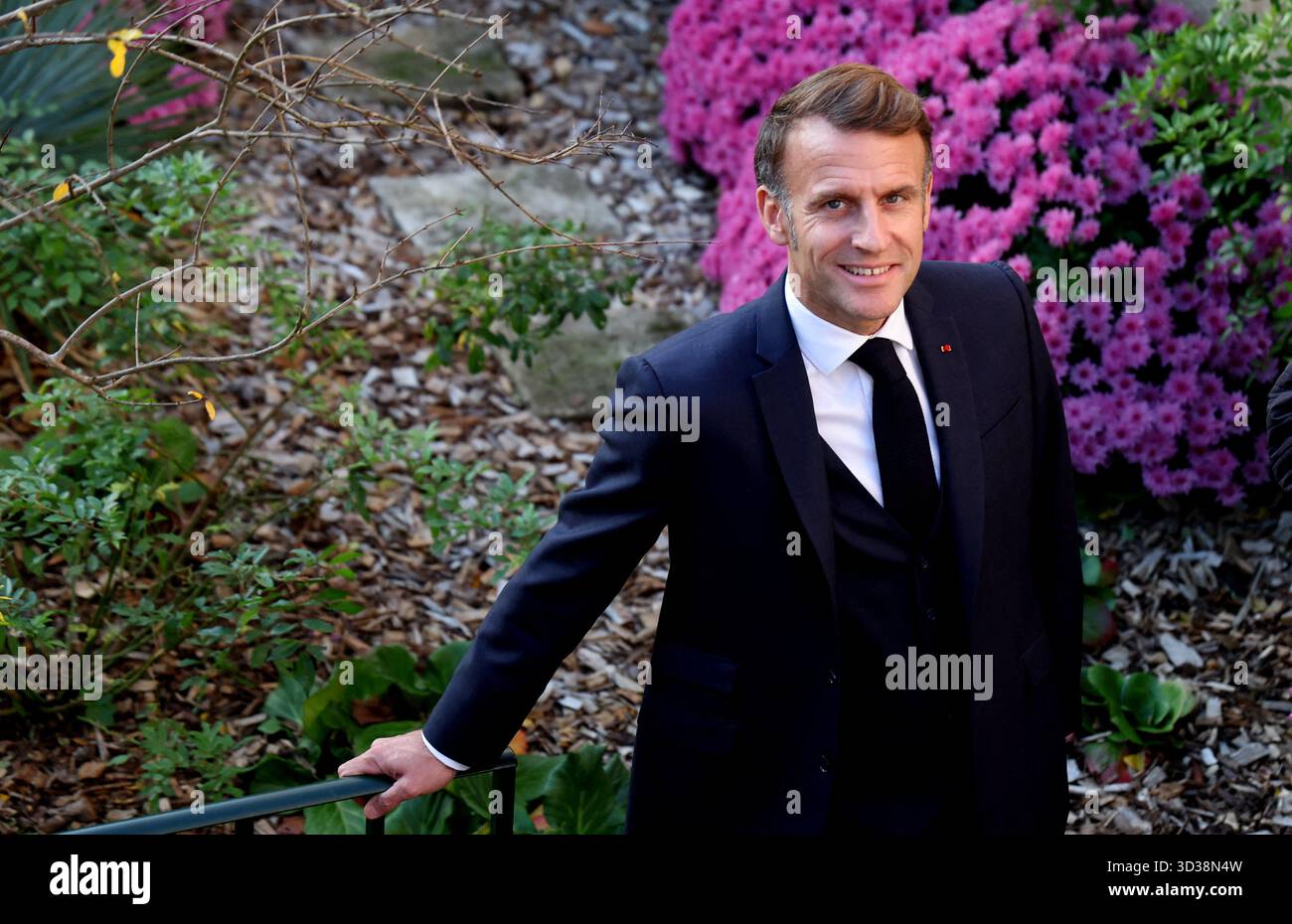 French President Emmanuel Macron visits the newly renovated Pierre Loti ...