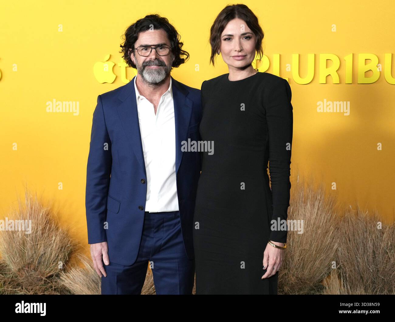 (L-R) Chad Hamilton and Karolina Wydra arrives at the Apple TV+'s ...