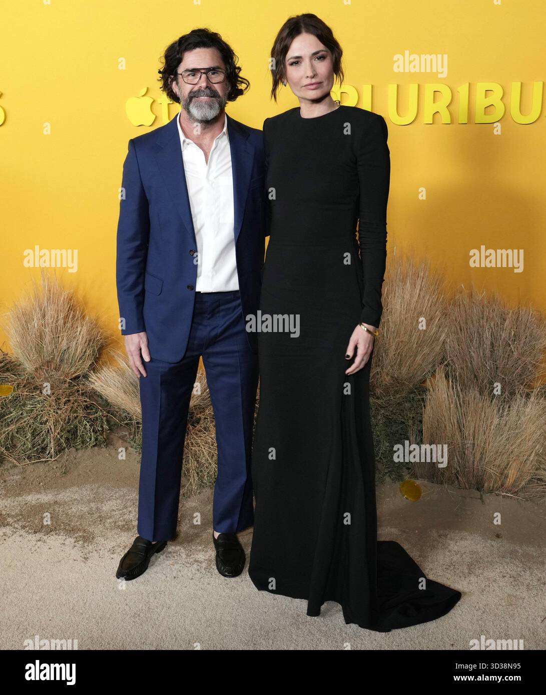 (L-R) Chad Hamilton and Karolina Wydra arrives at the Apple TV+'s ...