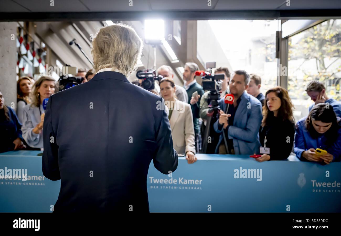 THE HAGUE - Geert Wilders PVV. Wouter Koolmees, scout, holds talks with ...