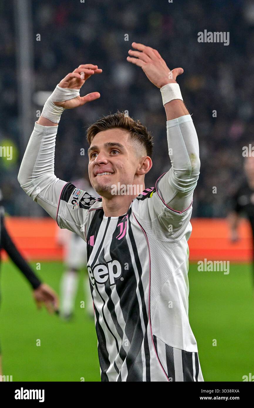 Turin, Italy. 04th, November 2025. Francisco Conceicao of Juventus seen ...