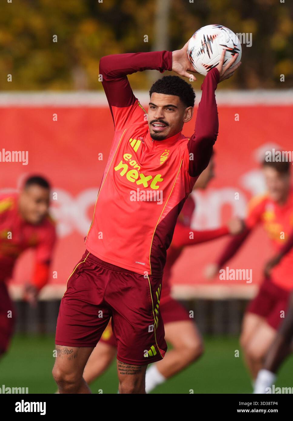 Nottingham Forest's Morgan Gibbs-White during a training session at the ...