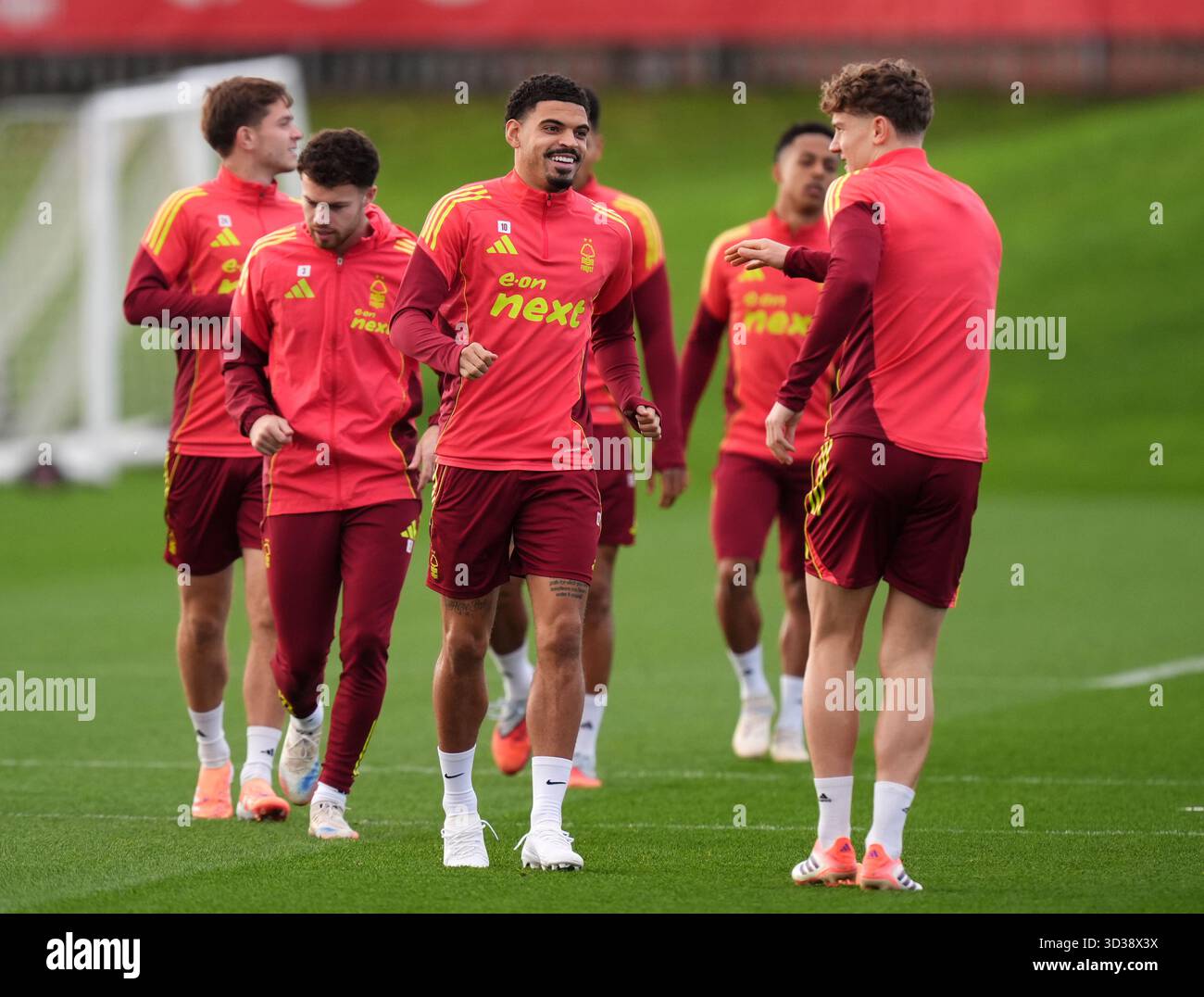 Nottingham Forest's Morgan Gibbs-White during a training session at the ...