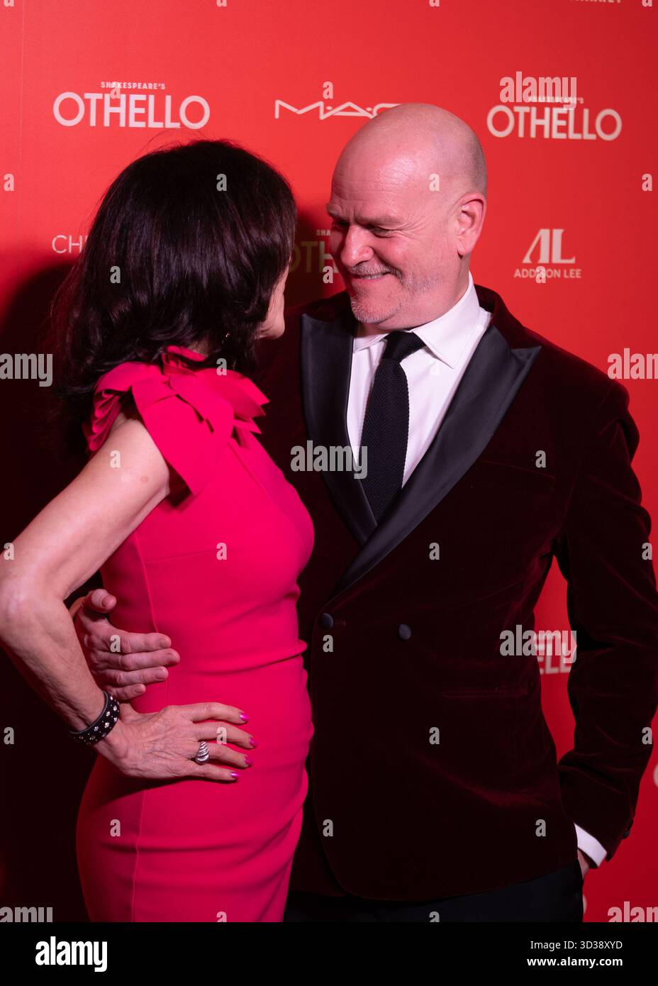 London, United Kingdom. 5th November 2025. Catherine Schreiber and Chris Harper arrive at the ...