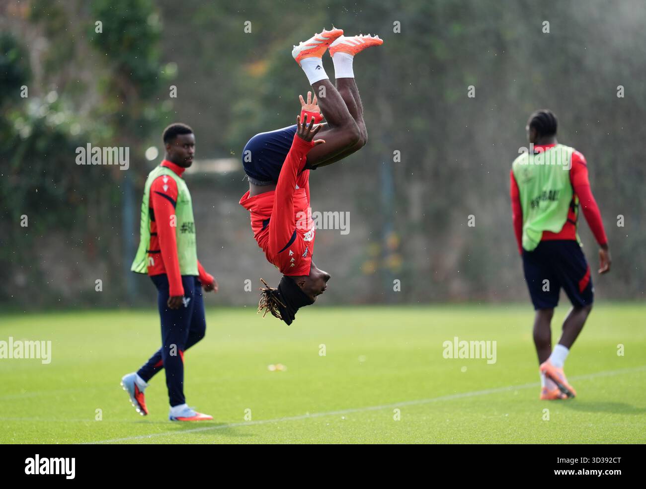Crystal Palace's Chrisantus Uche during a training session at the ...