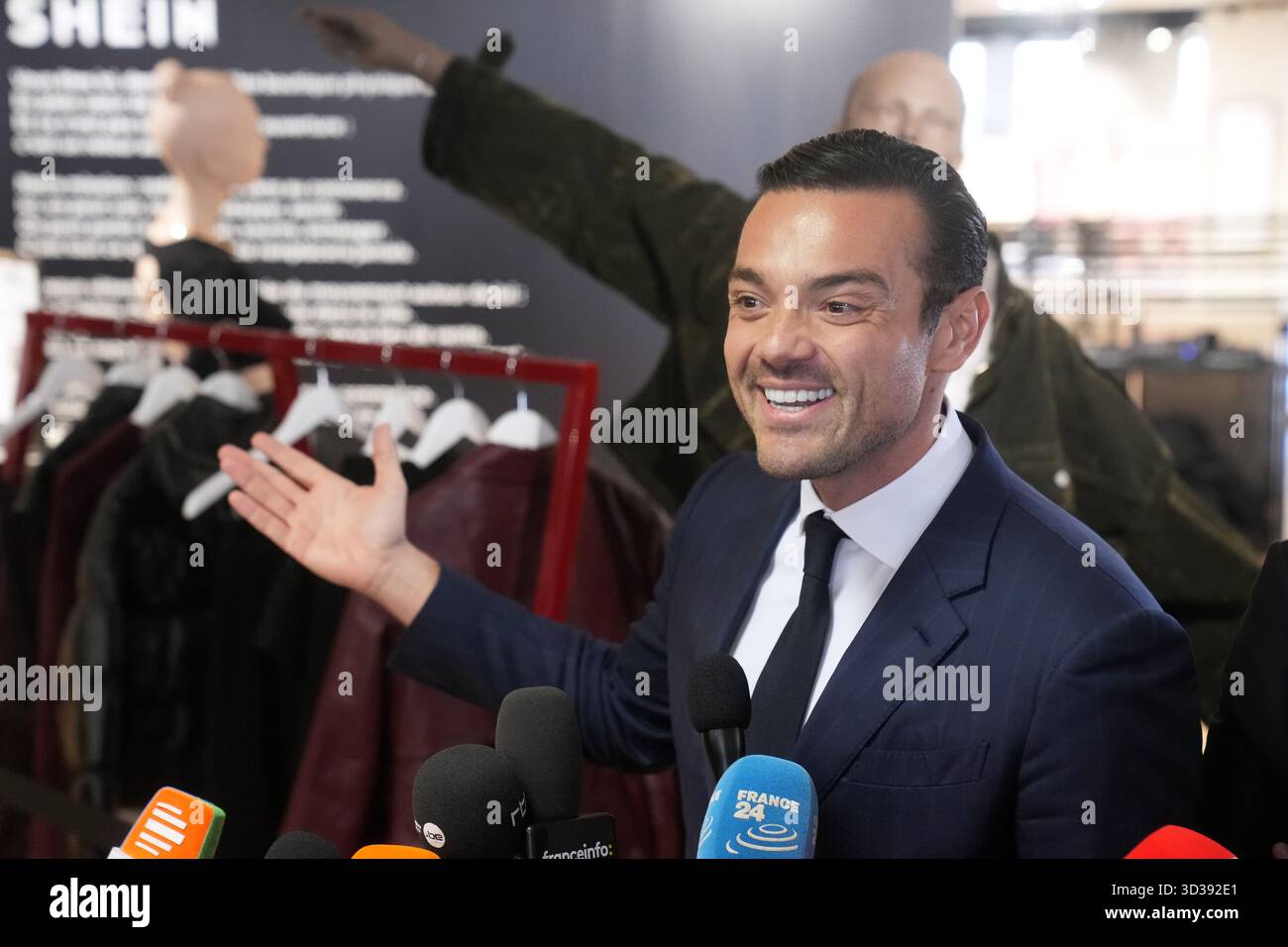 Frederic Merlin, CEO of SGM group which owns the BHV department store ...