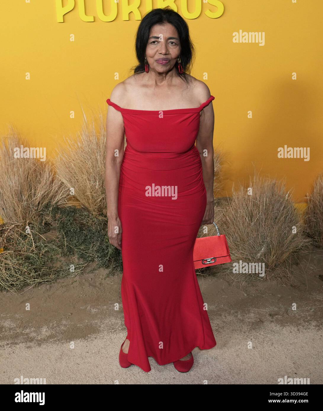Viji Nathan arrives at the Apple TV+'s PLURIBUS World Premiere held at ...