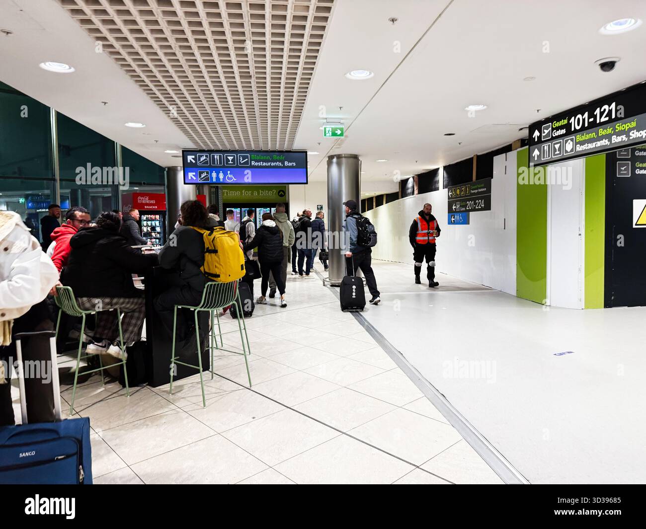 Dublin, Ireland - October 24, 2025: Crowded transit hub in Dublin with ...