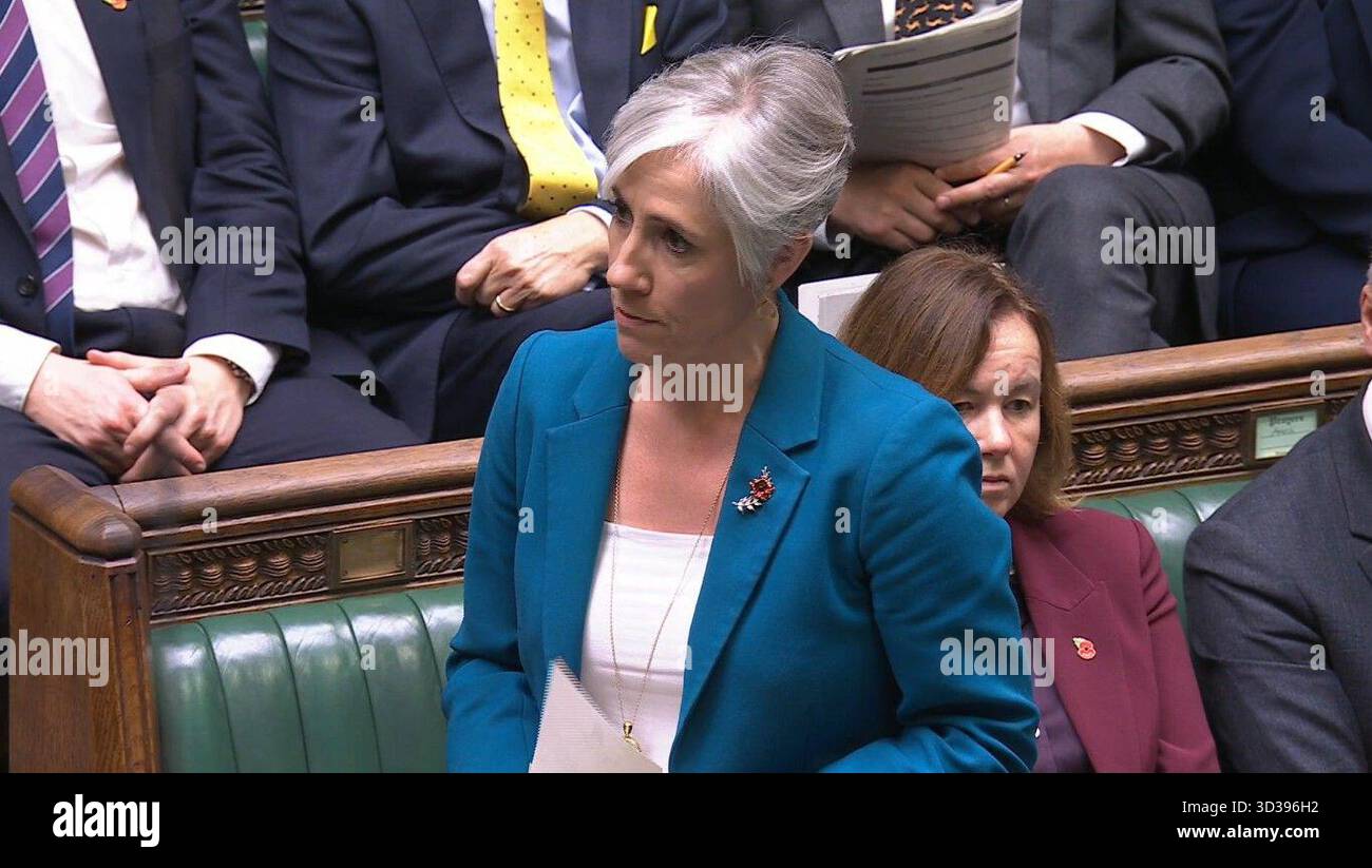 Screen grab of deputy leader of the Liberal Democrats Daisy Cooper ...